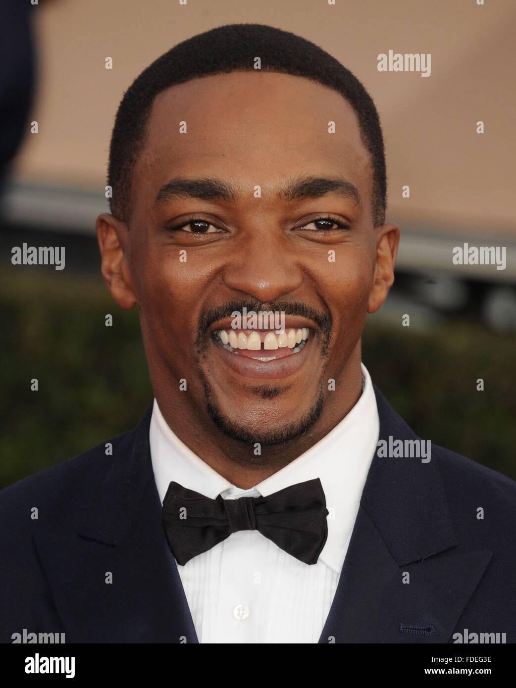 Anthony Mackie at arrivals for 22nd Annual Screen Actors Guild Awards ...