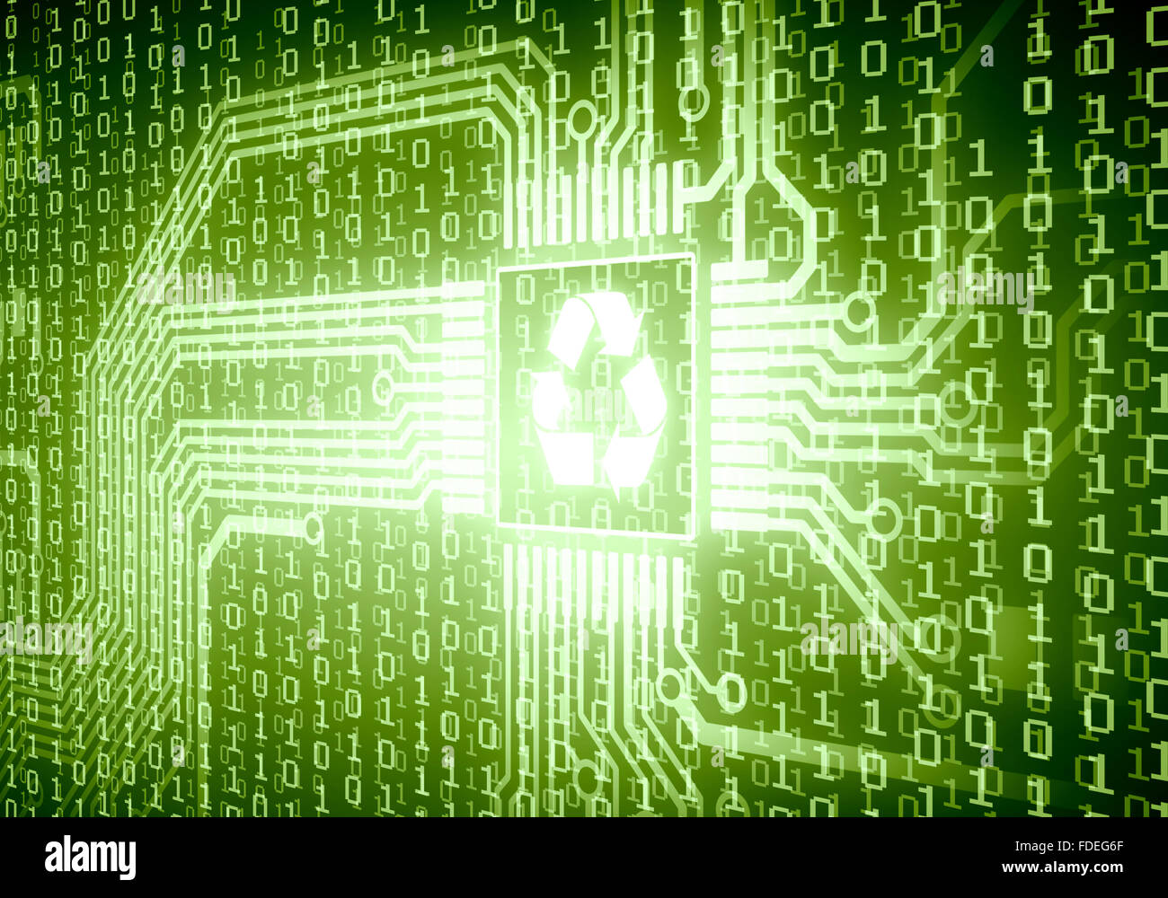 Background image of micro circuit with binary code Stock Photo - Alamy