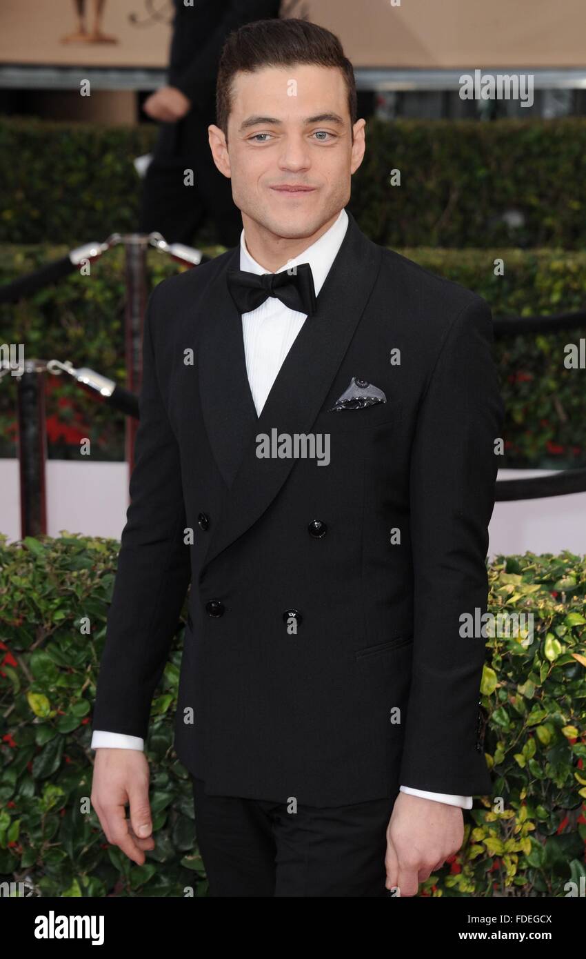 Los Angeles, CA, USA. 30th Jan, 2016. Rami Malek at arrivals for 22nd ...