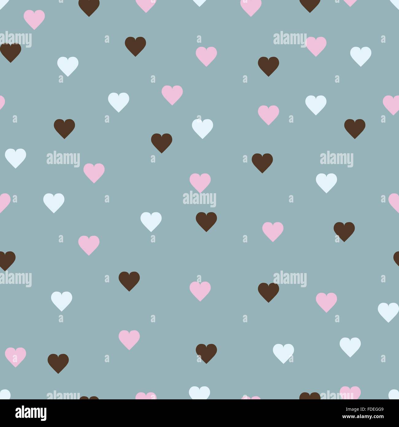 Seamless geometric pattern with hearts Stock Vector Image & Art - Alamy