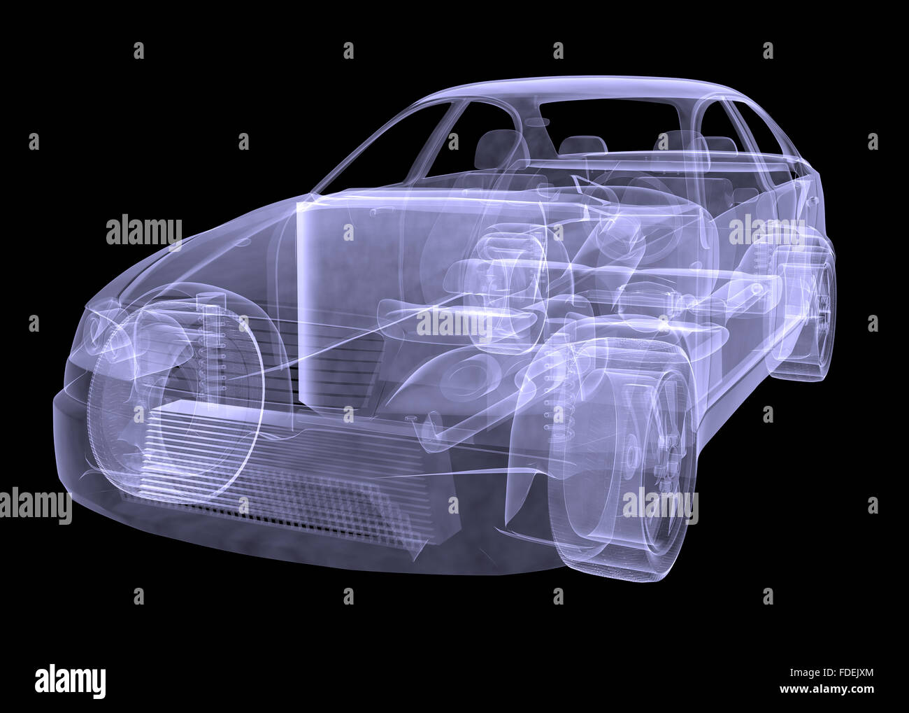 Xray of car Stock Photo - Alamy