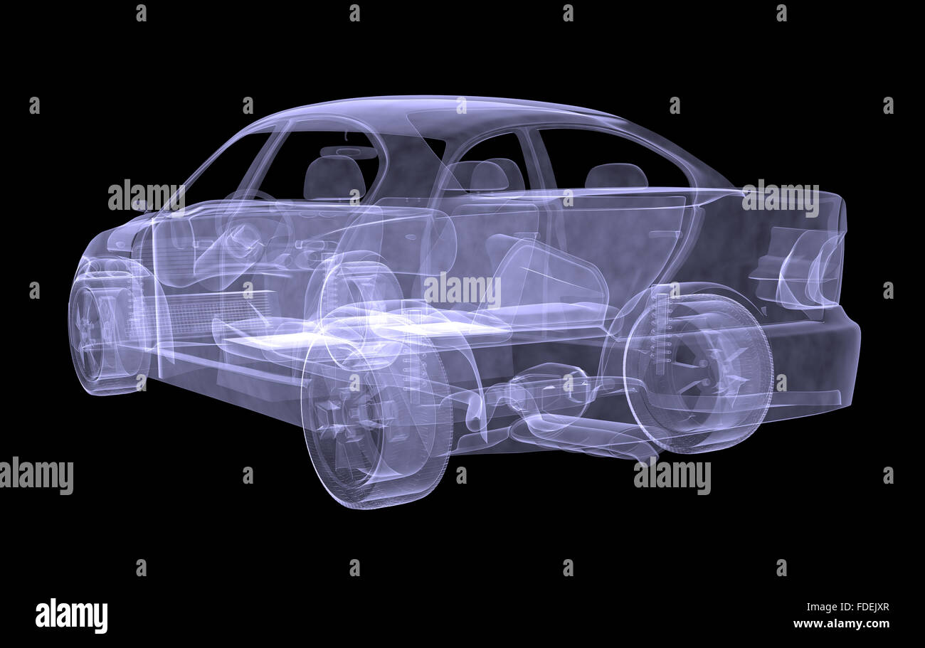 Xray of car Stock Photo - Alamy