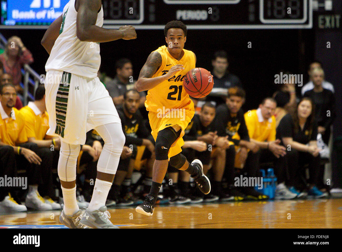 Honolulu, Hawaii, USA. 30th Jan, 2016. Long Beach State 49ers guard ...