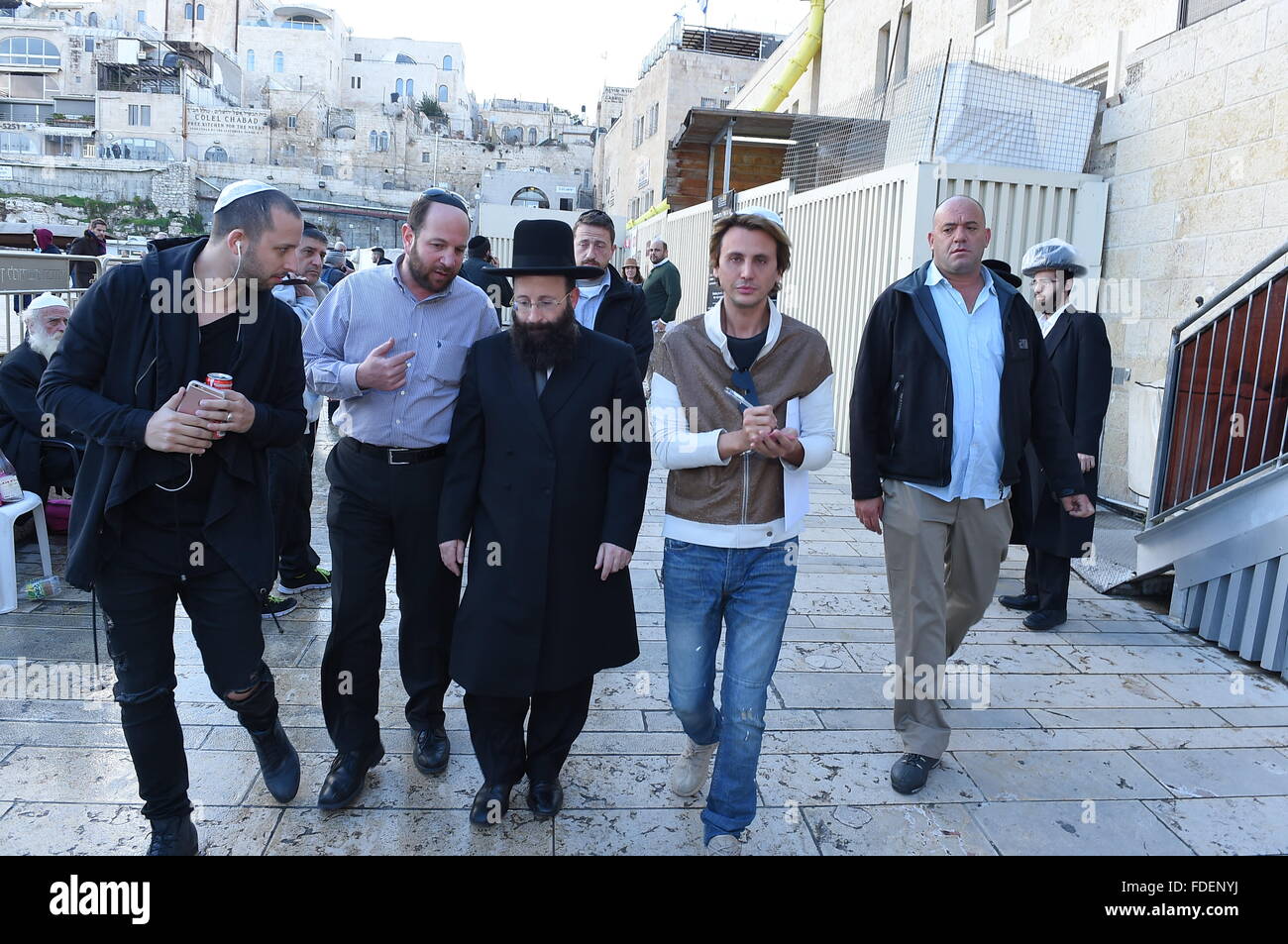 Jonathan naomi hurvitz at the western wall tunnels featuring hi-res ...