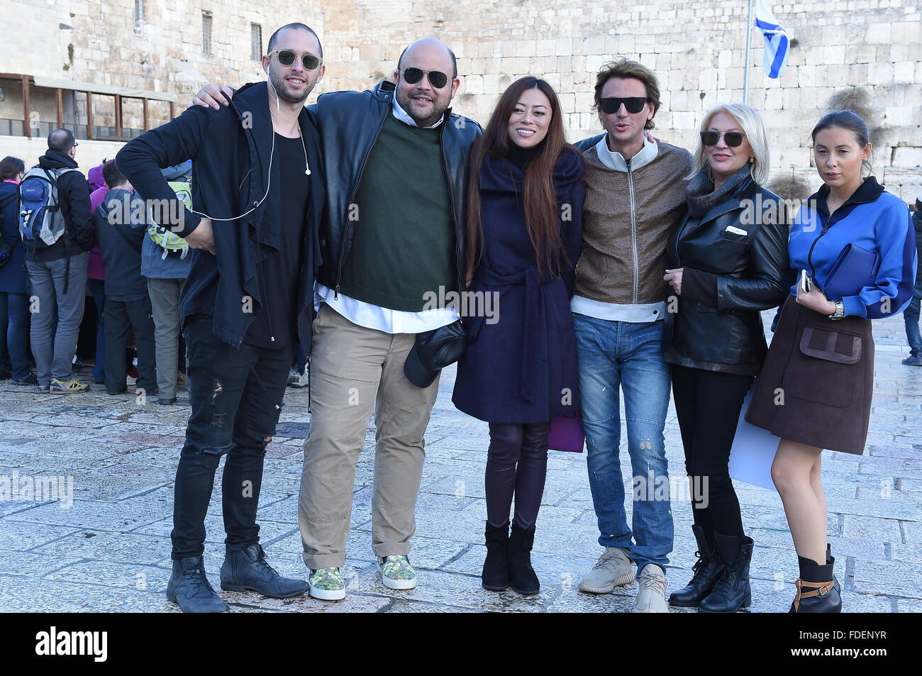 Jonathan Cheban and Naomi Hurvitz at the Western Wall tunnels Featuring ...