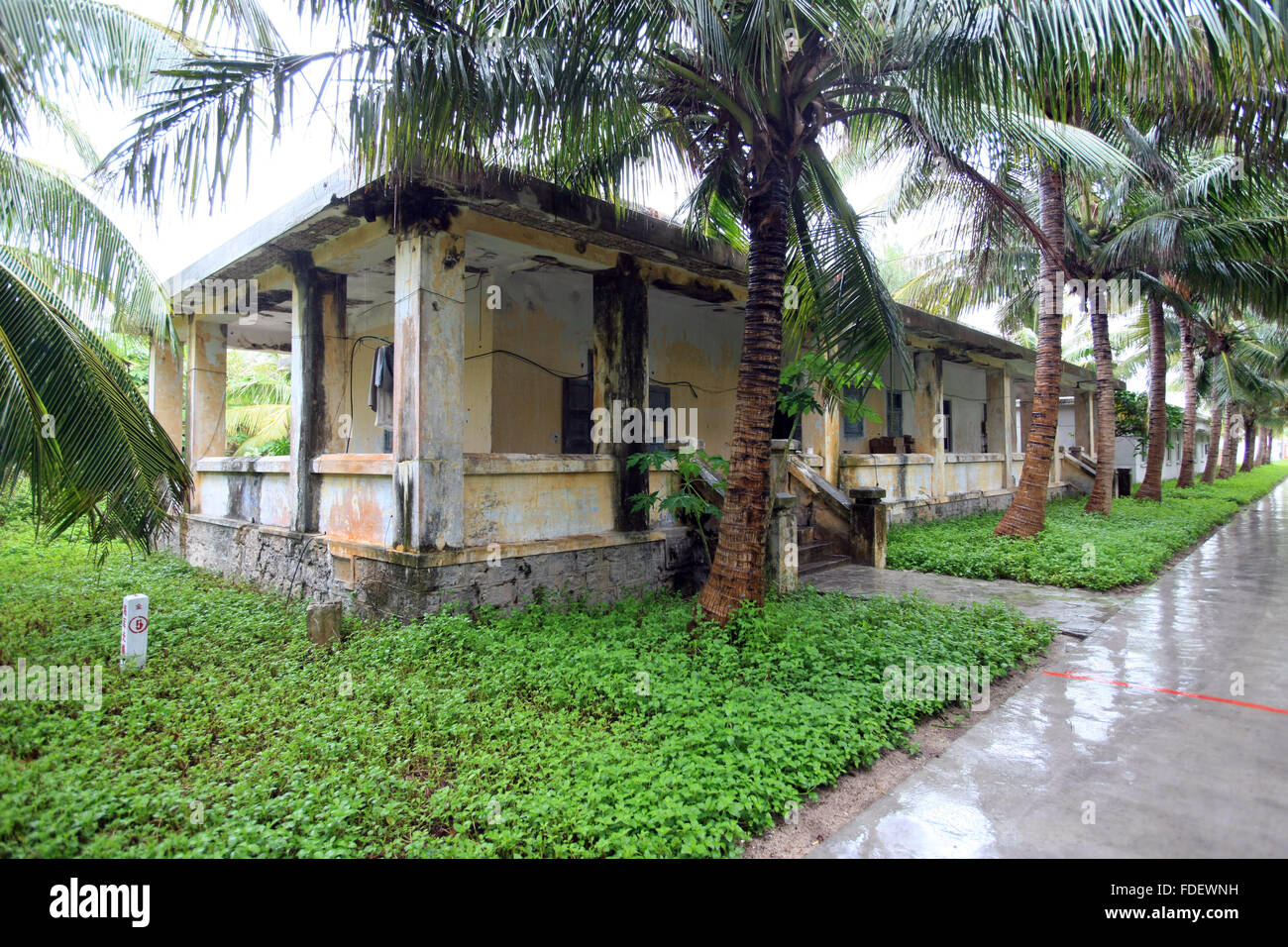 Coral Island building Stock Photo - Alamy