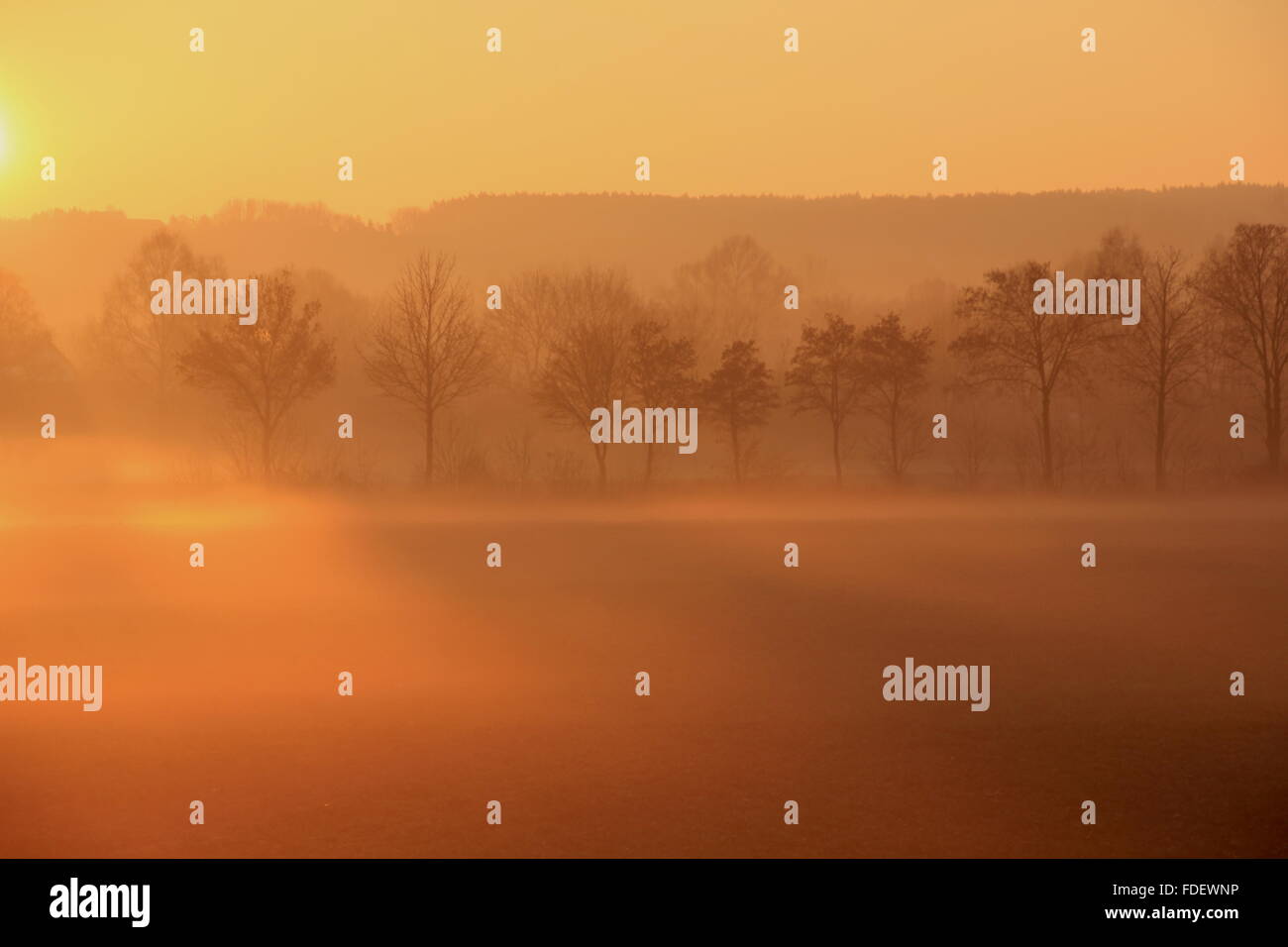 Morning sun landscape hi-res stock photography and images - Alamy