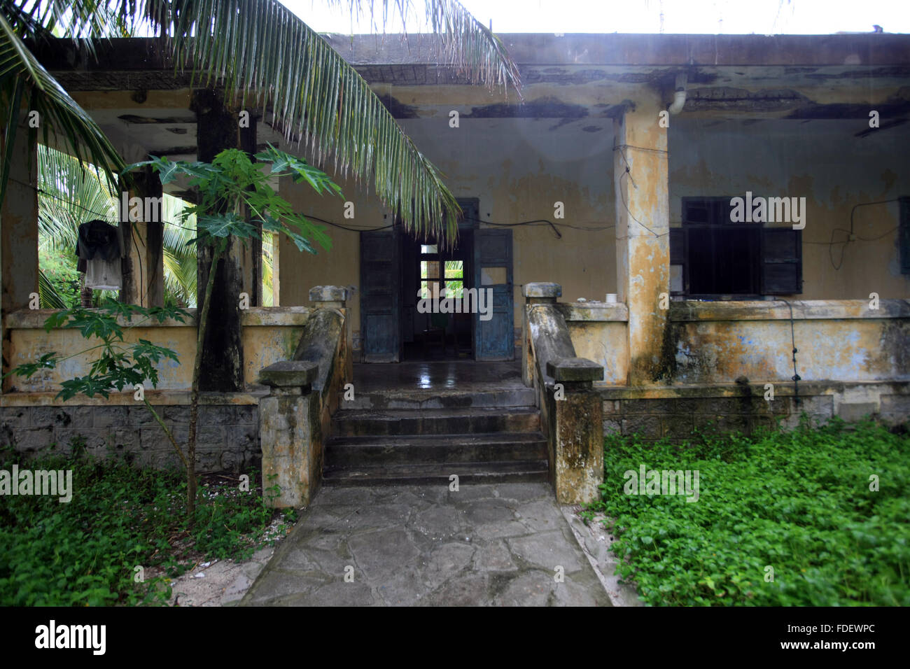 Coral Island building Stock Photo - Alamy