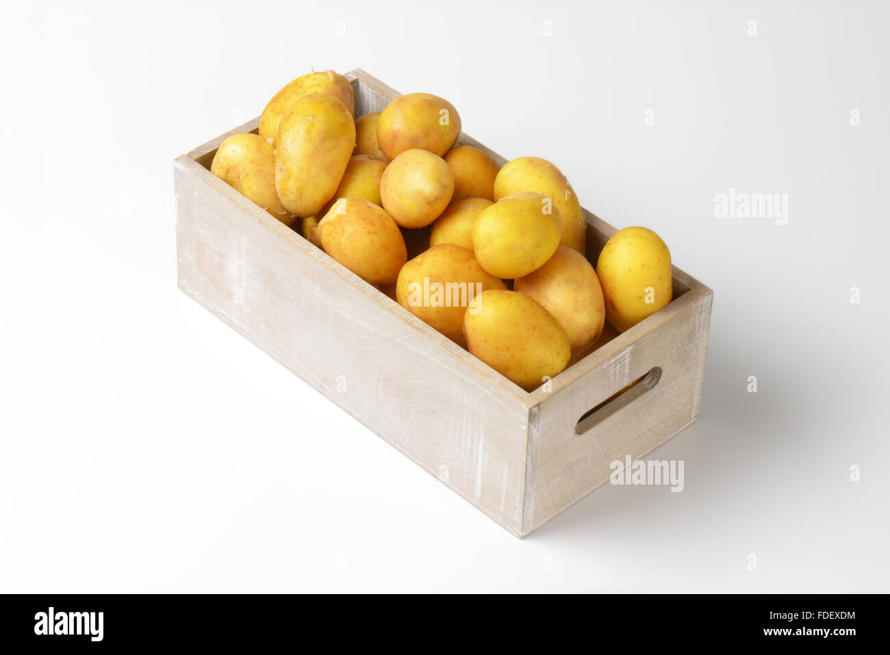 Raw potatoes box hi-res stock photography and images - Alamy