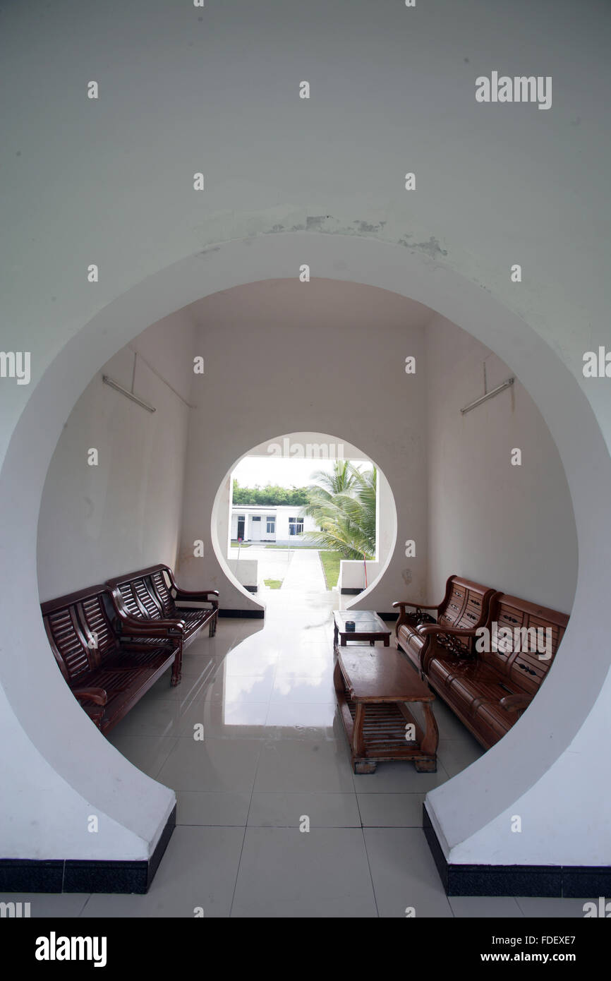 Coral Island building Stock Photo - Alamy