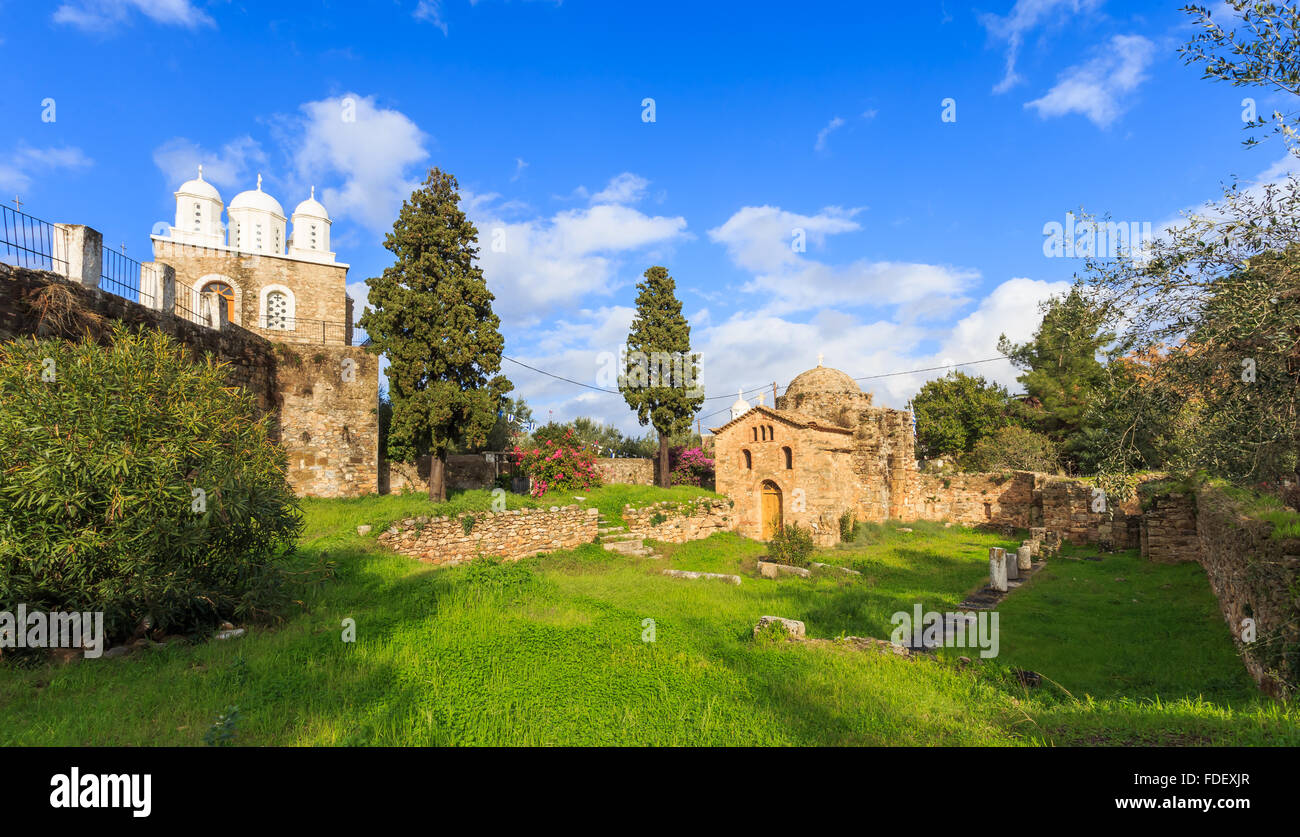 Christian cross on ruins byzantine hi-res stock photography and images ...