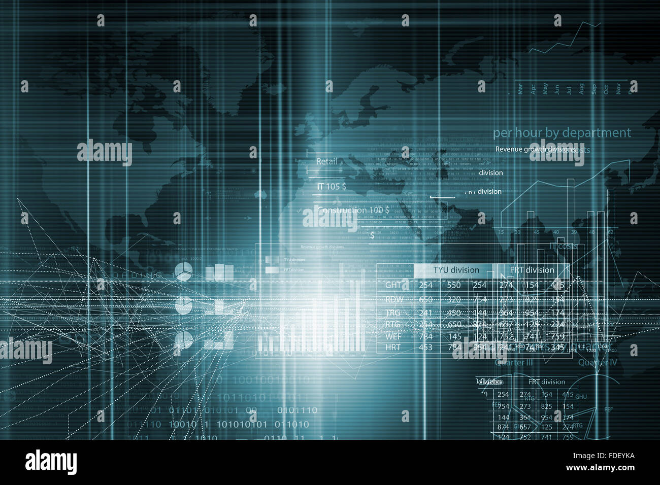 Information panel with finance graphs hi-res stock photography and ...