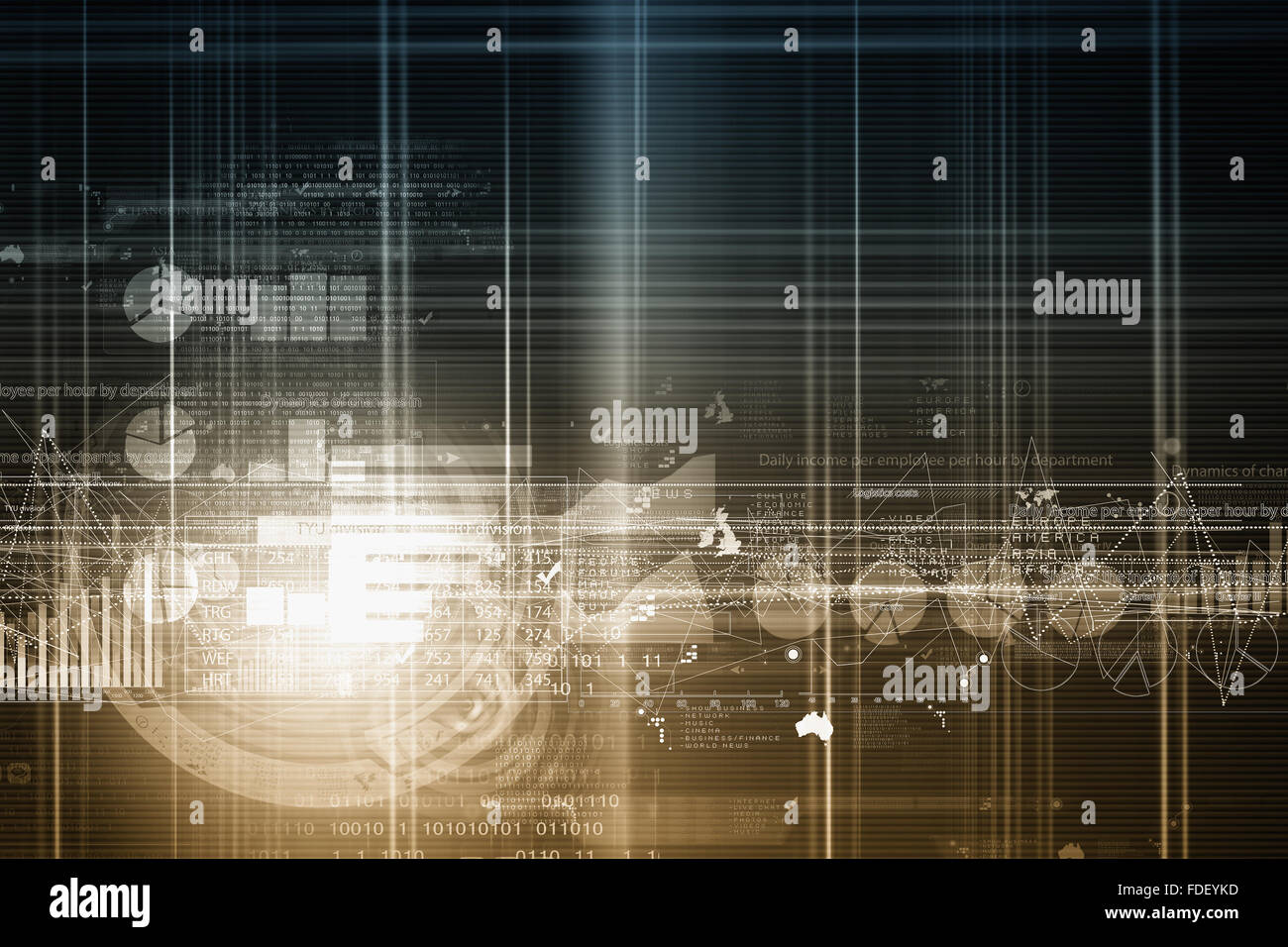 Background image with digital diagrams and graphs Stock Photo - Alamy
