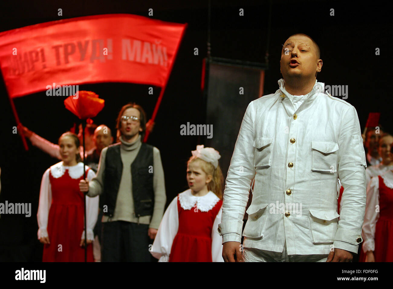 RUSSIA, MOSCOW, APRIL 26: Russian actors - children and actor Victor ...