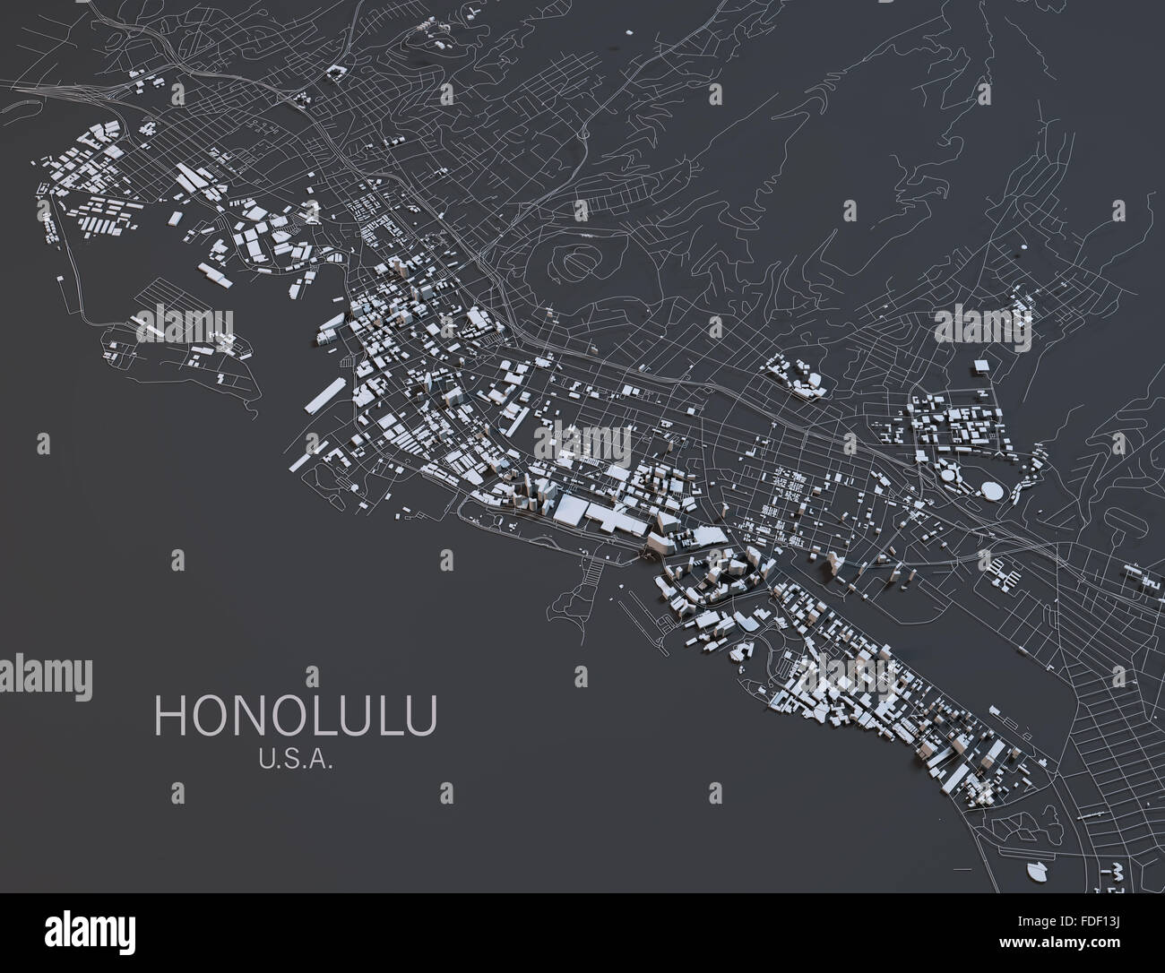 Map of the united states hi-res stock photography and images - Alamy