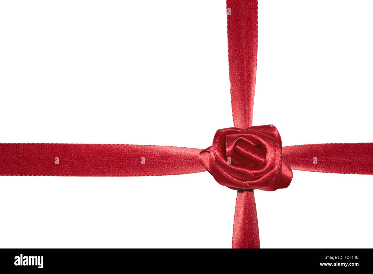 Red ribbon knot hi-res stock photography and images - Alamy