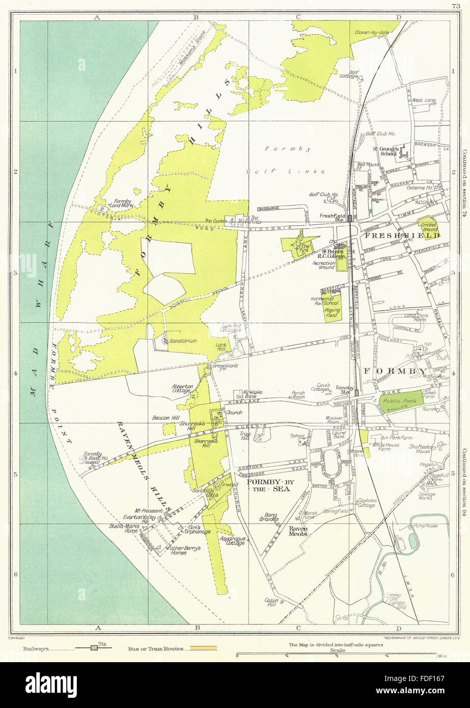 Formby Map High Resolution Stock Photography and Images - Alamy