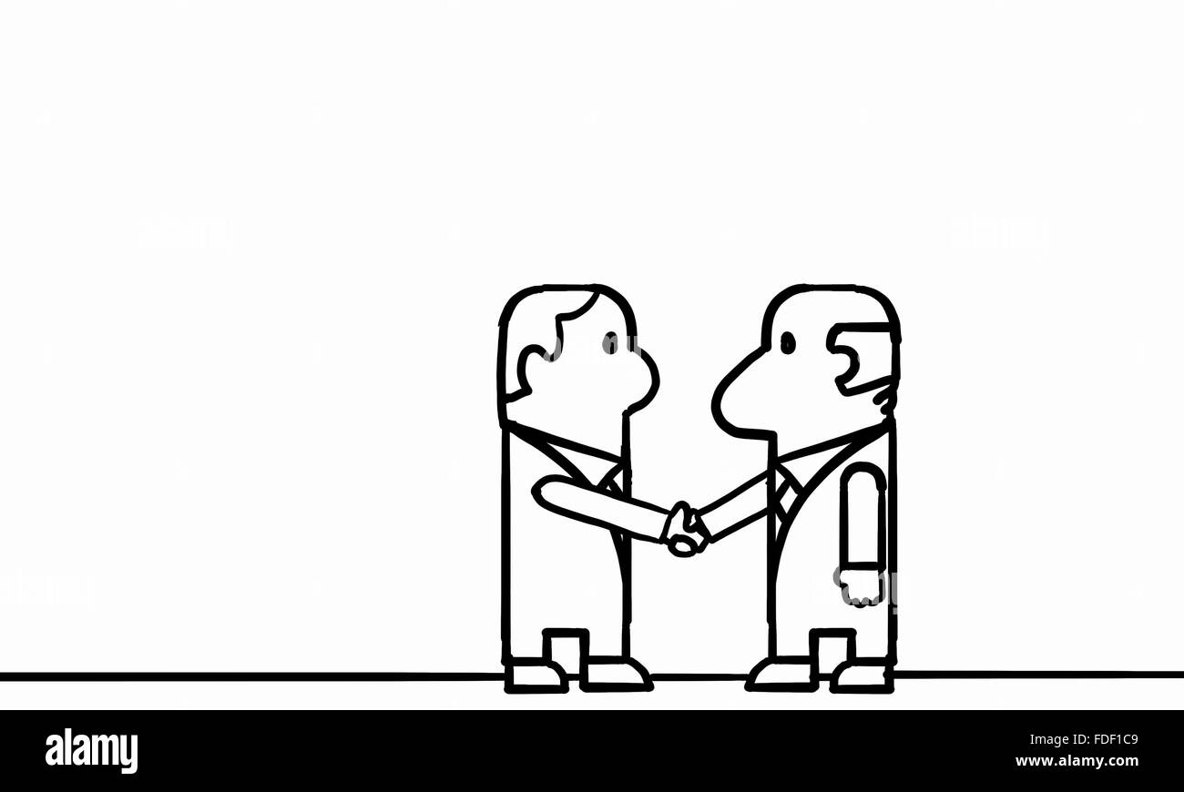 Person shaking cartoon hi-res stock photography and images - Alamy