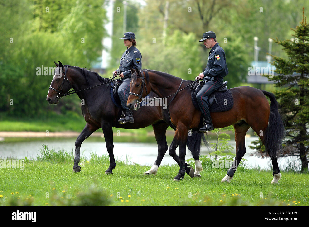 Two russian man talking hi-res stock photography and images - Alamy