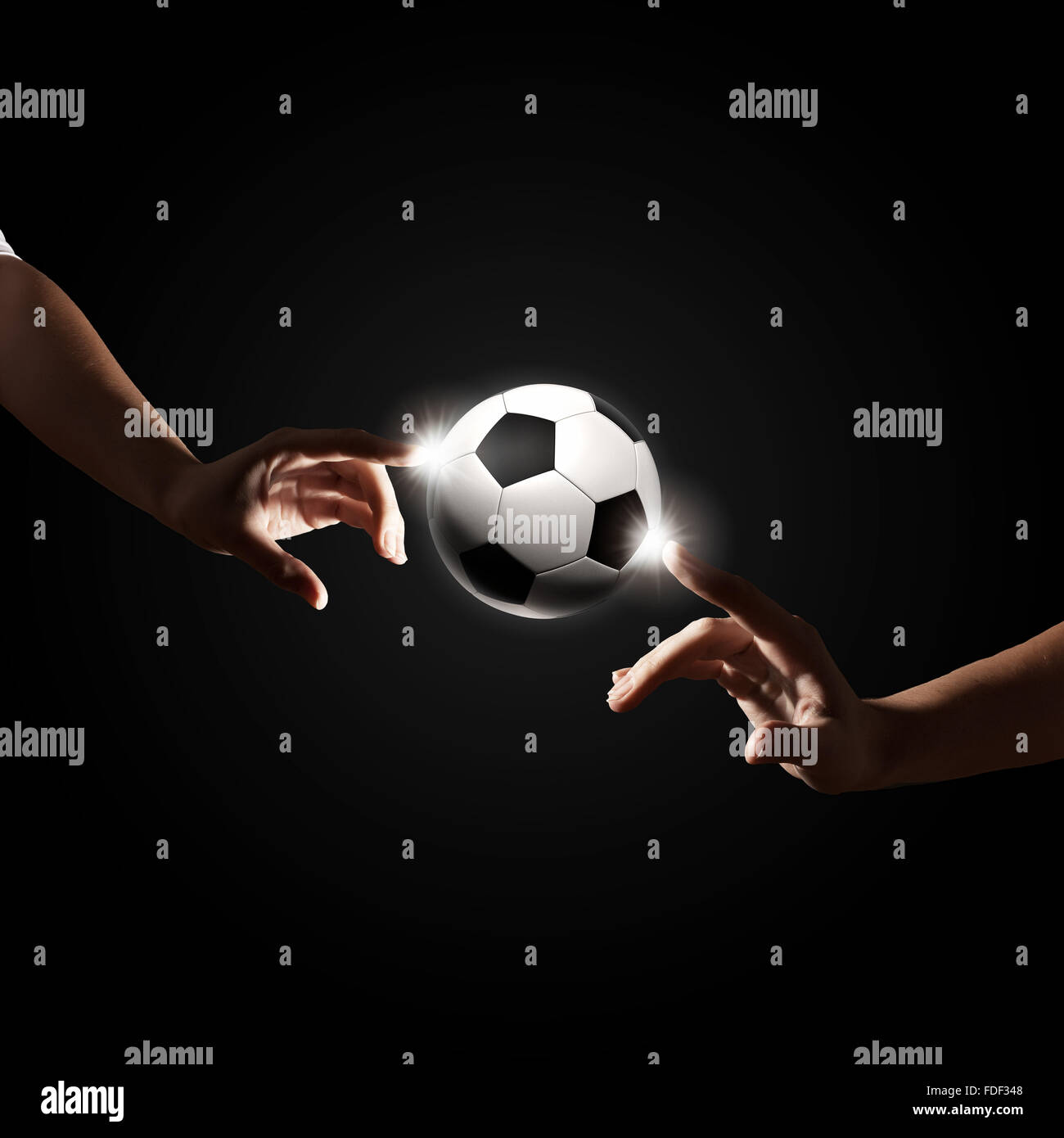 Two hand touch football hi-res stock photography and images - Alamy
