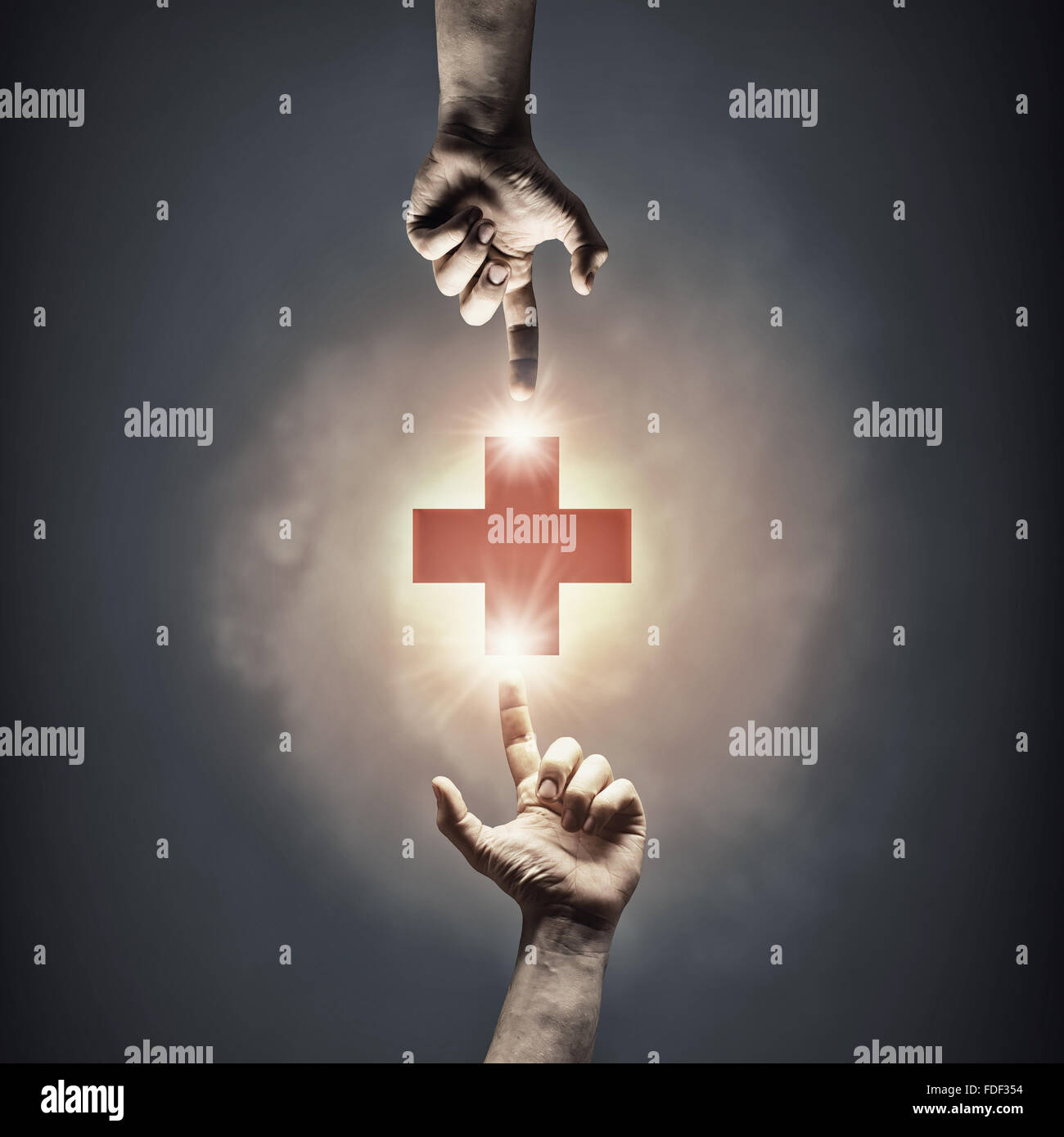 Close up of human hands touching with fingers Stock Photo - Alamy