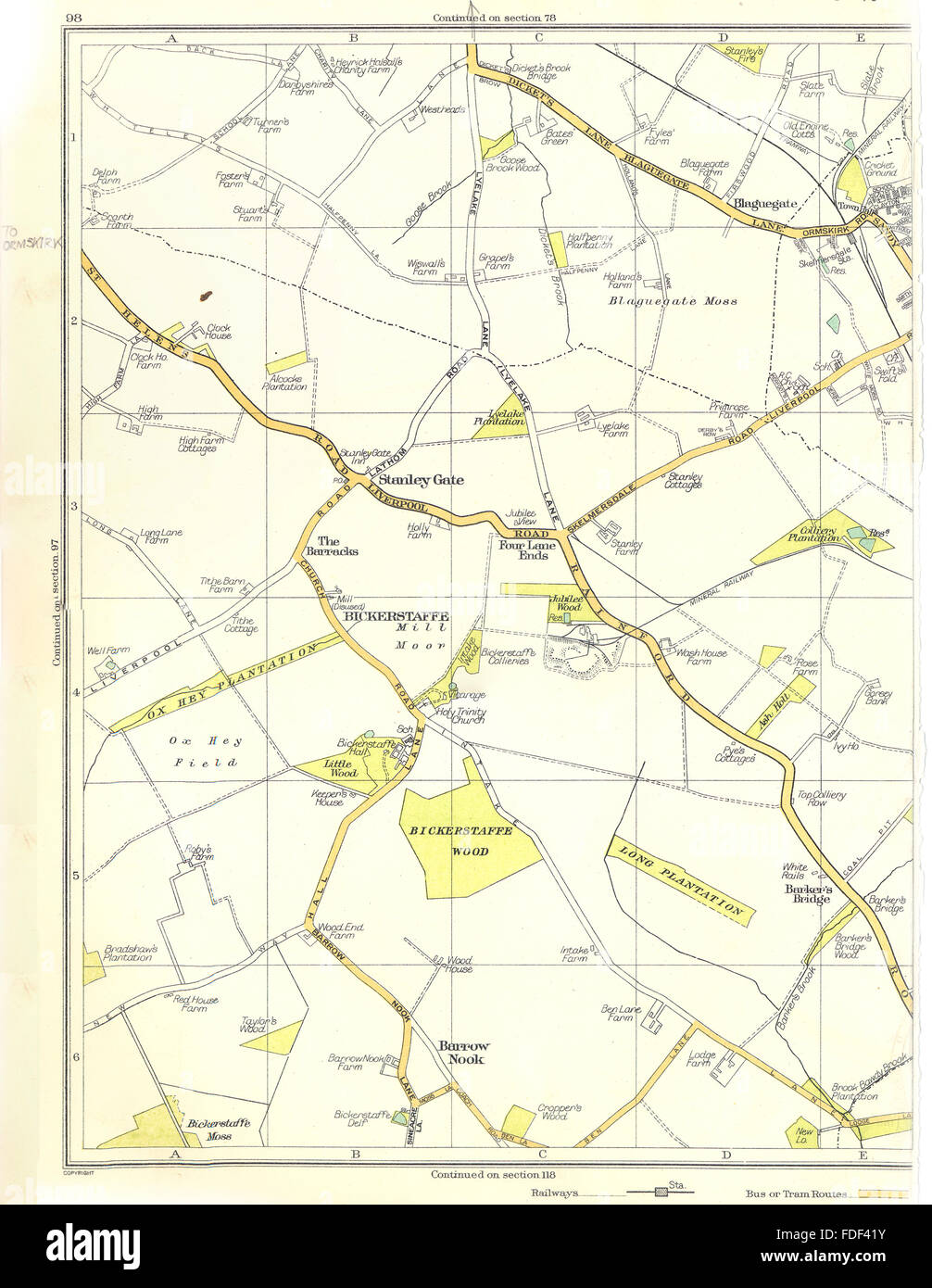 Map of skelmersdale hi-res stock photography and images - Alamy