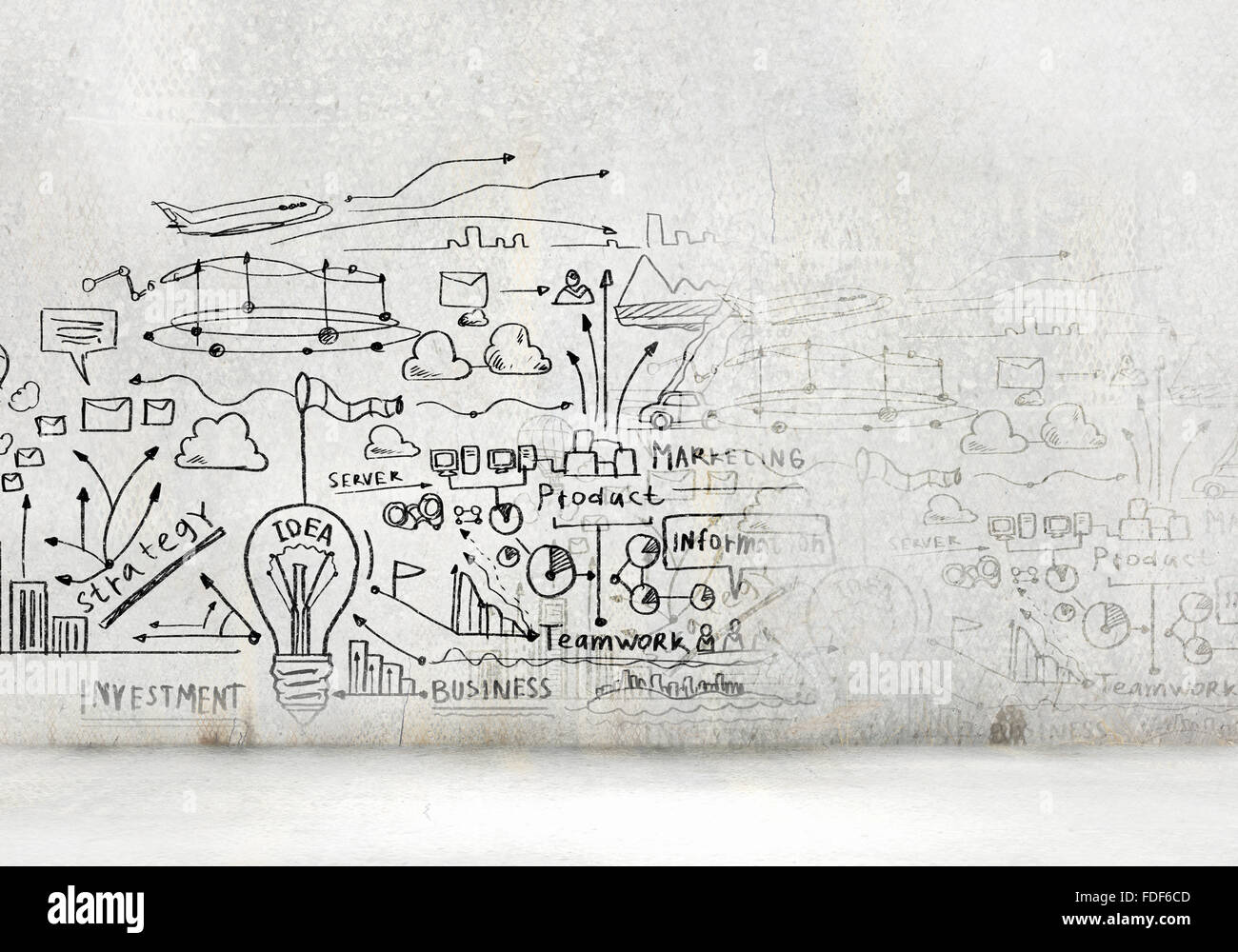 Business plan image collage hand hi-res stock photography and images ...