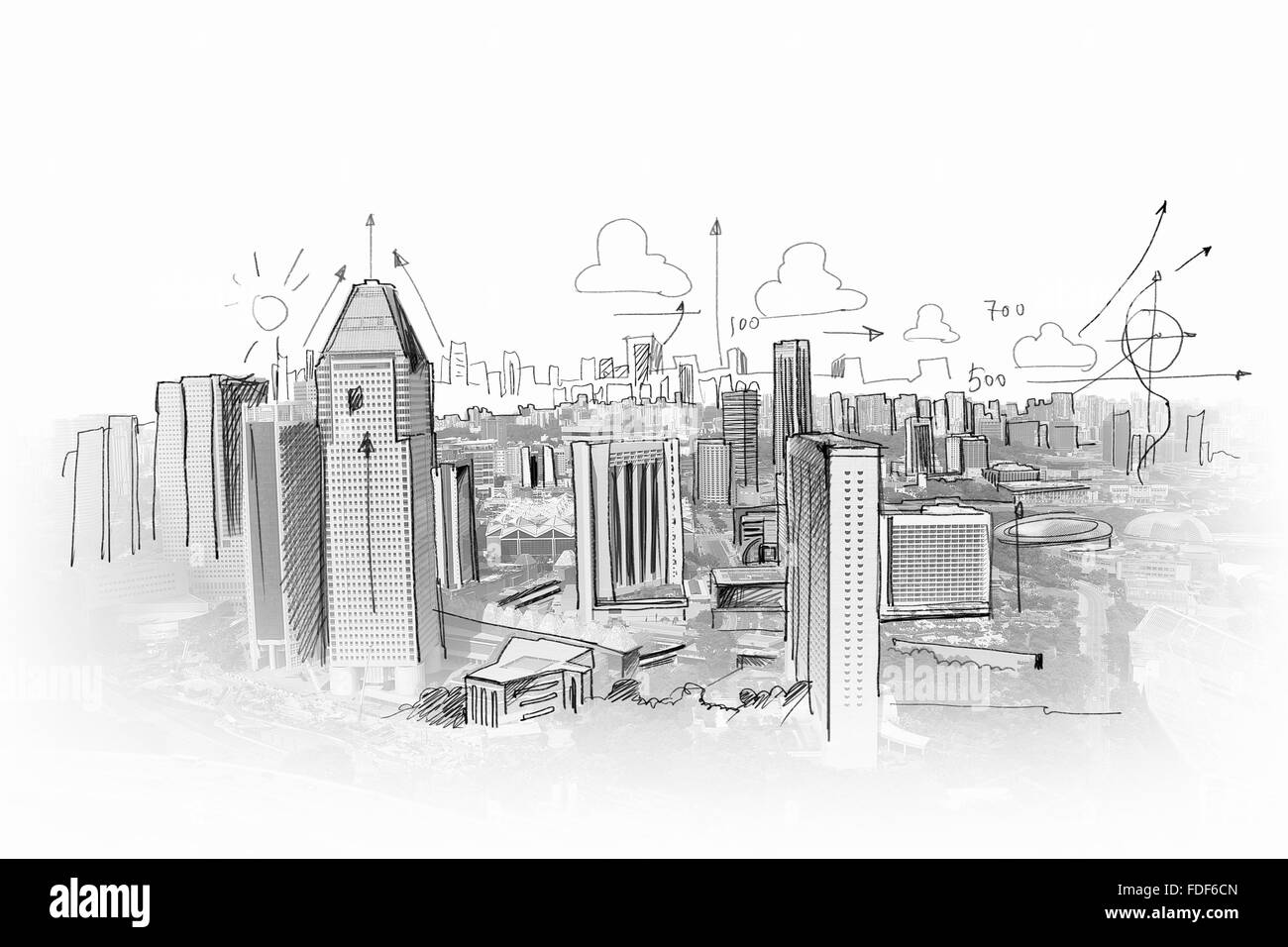 Construction drawings Cut Out Stock Images & Pictures - Alamy