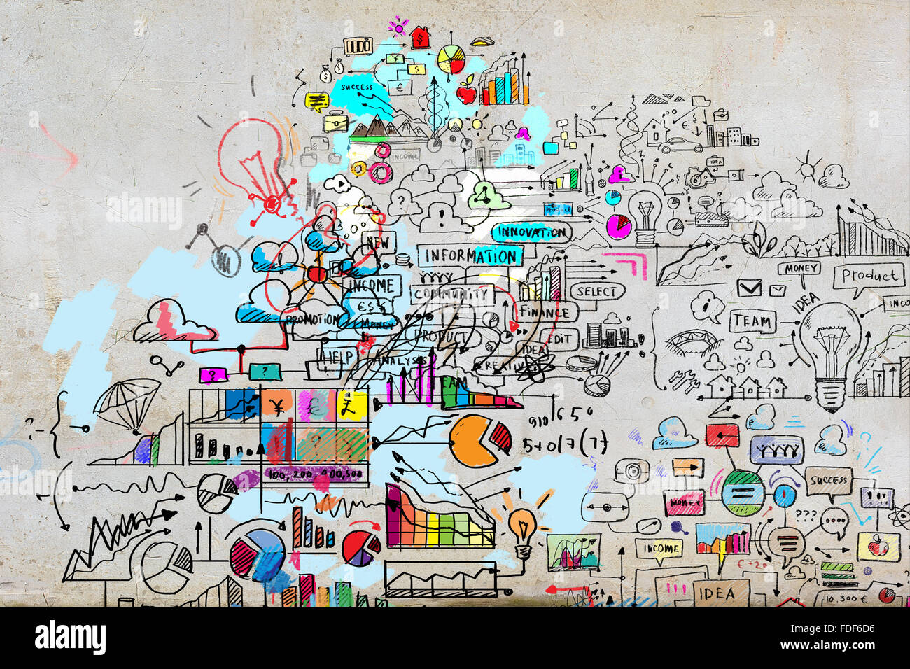 Business plan image collage hand hi-res stock photography and images ...
