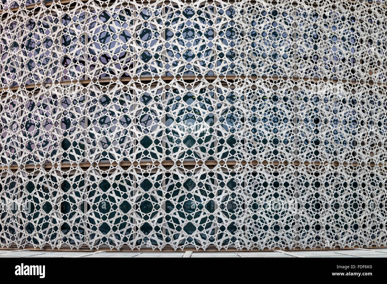 Architectural Detail, The Burj Doha, (Doha Tower), Doha, Qatar Stock ...