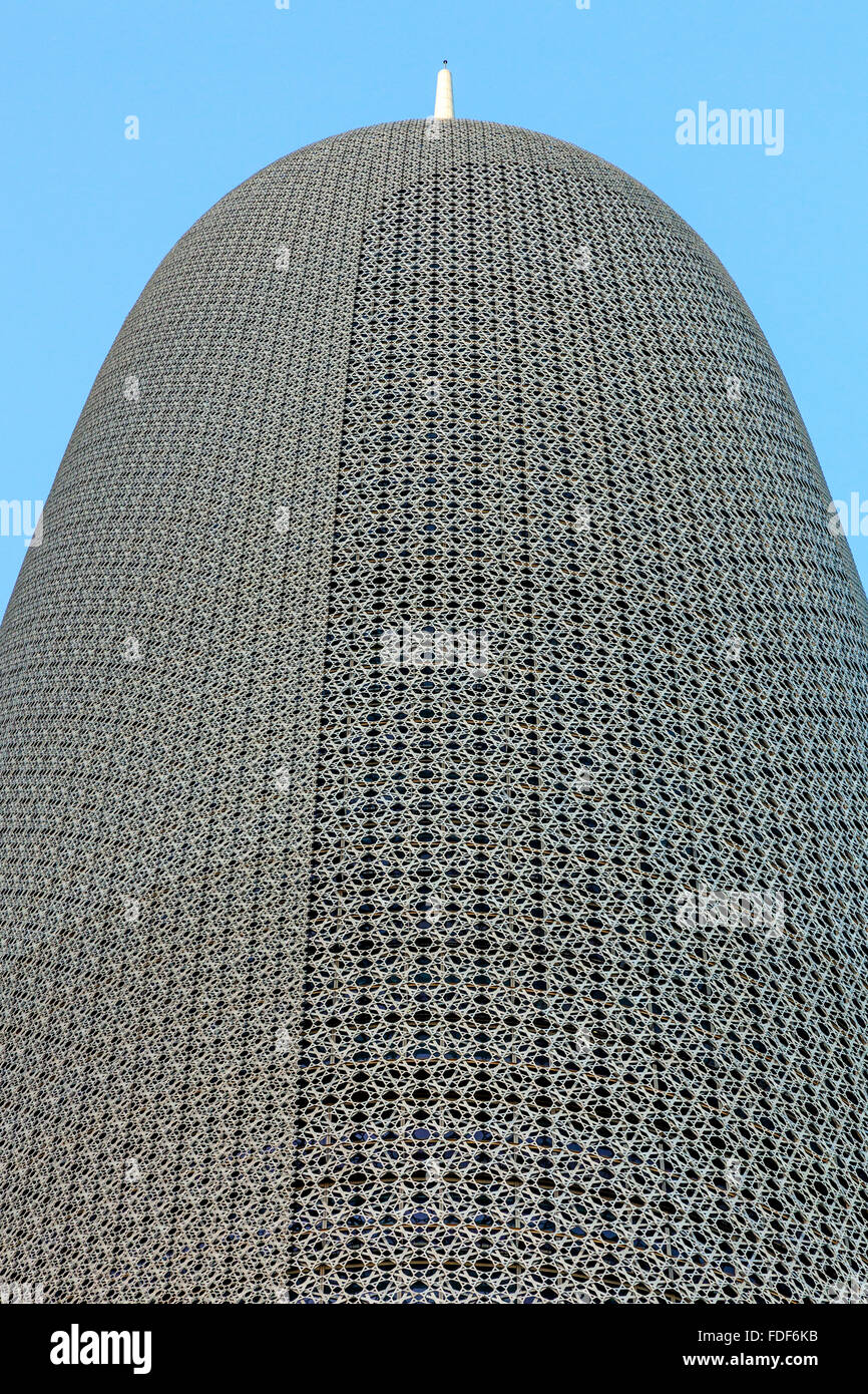 The Burj Doha, (Doha Tower), Doha, Qatar Stock Photo - Alamy