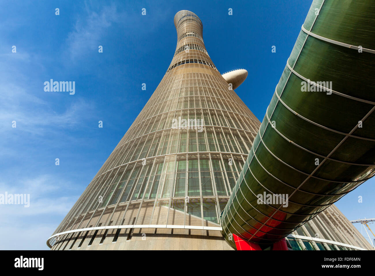 The Aspire Tower (The Torch Doha) Building, Doha, Qatar Stock Photo - Alamy