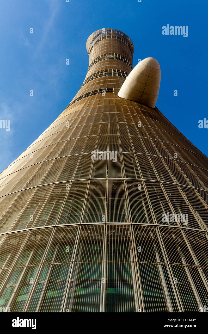 The Aspire Tower (The Torch Doha) Building, Doha, Qatar Stock Photo - Alamy