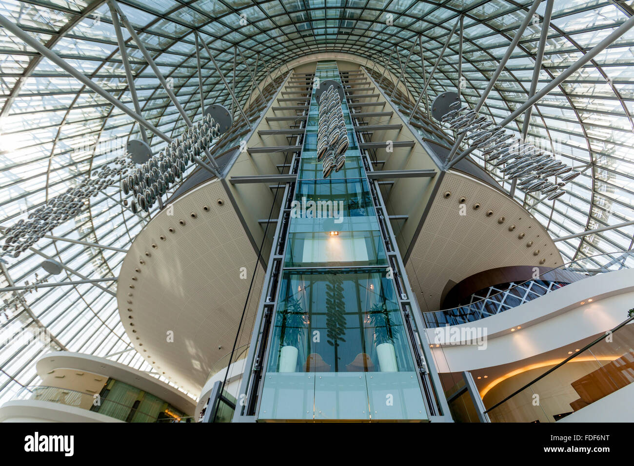 The Interior Of The Aspire Tower (The Torch Doha) Building, Doha, Qatar ...