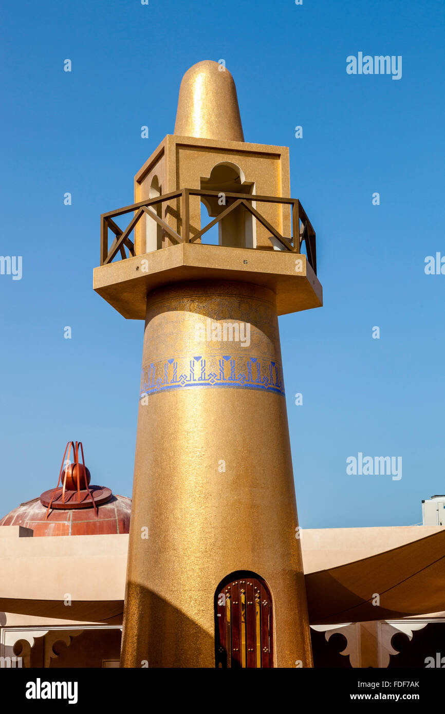 The Golden Masjid (Golden Mosque) Katara Cultural Village, Doha, Qatar ...