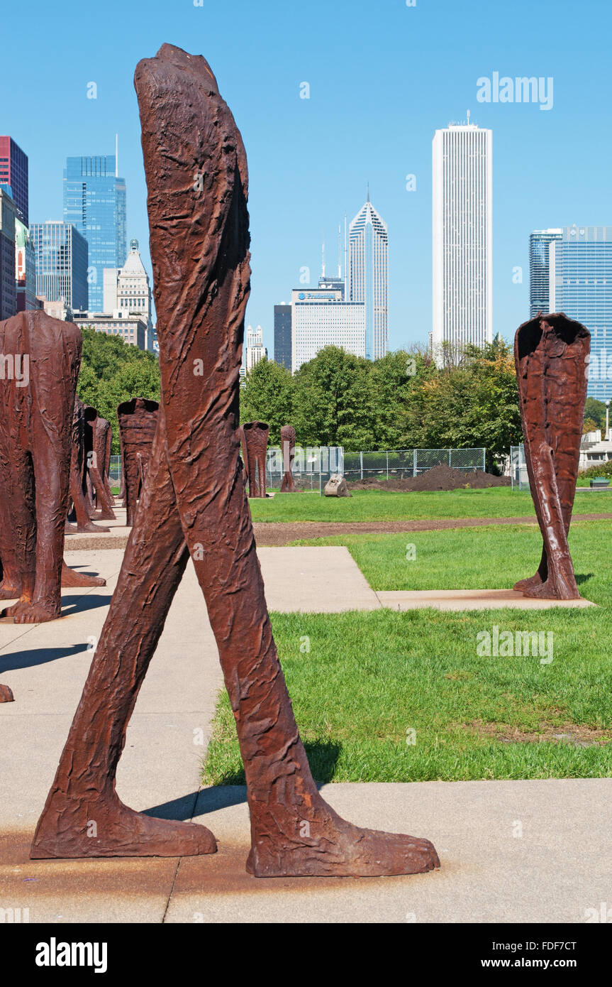 Chicago, Illinois, United States of America: skyline and Agora ...