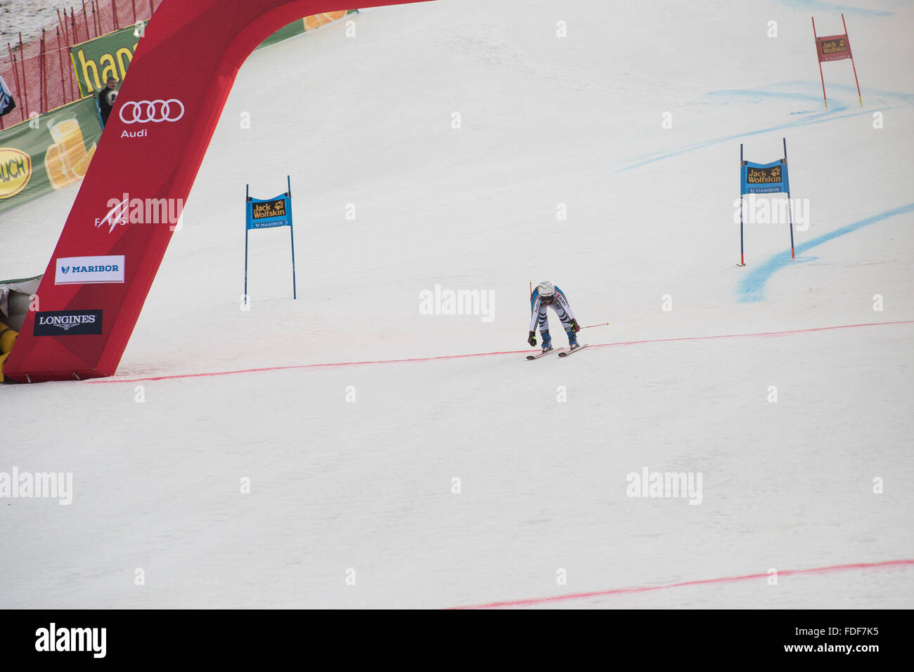 Slalom finish line hi-res stock photography and images - Alamy