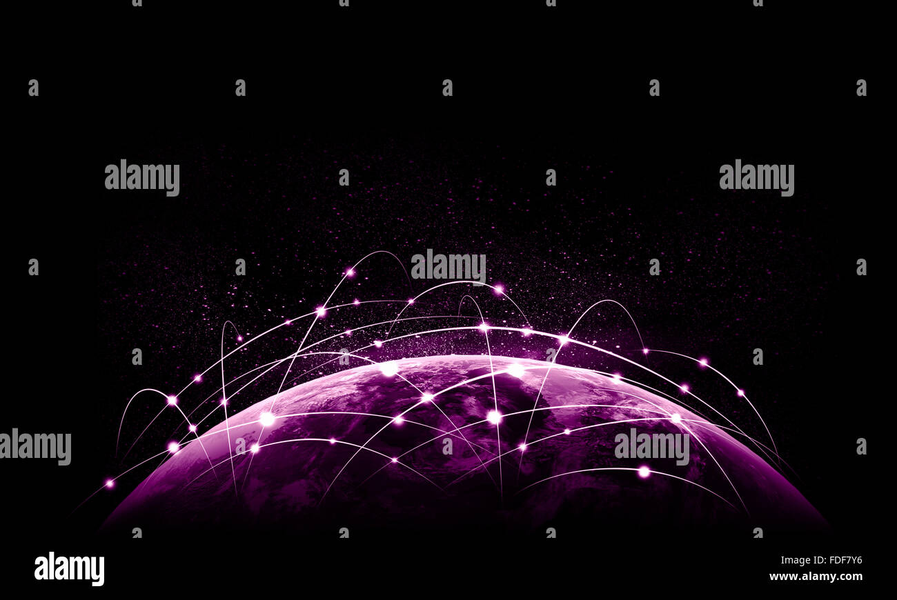 Colorful vivid image of globe. Globalization concept. Elements of this ...