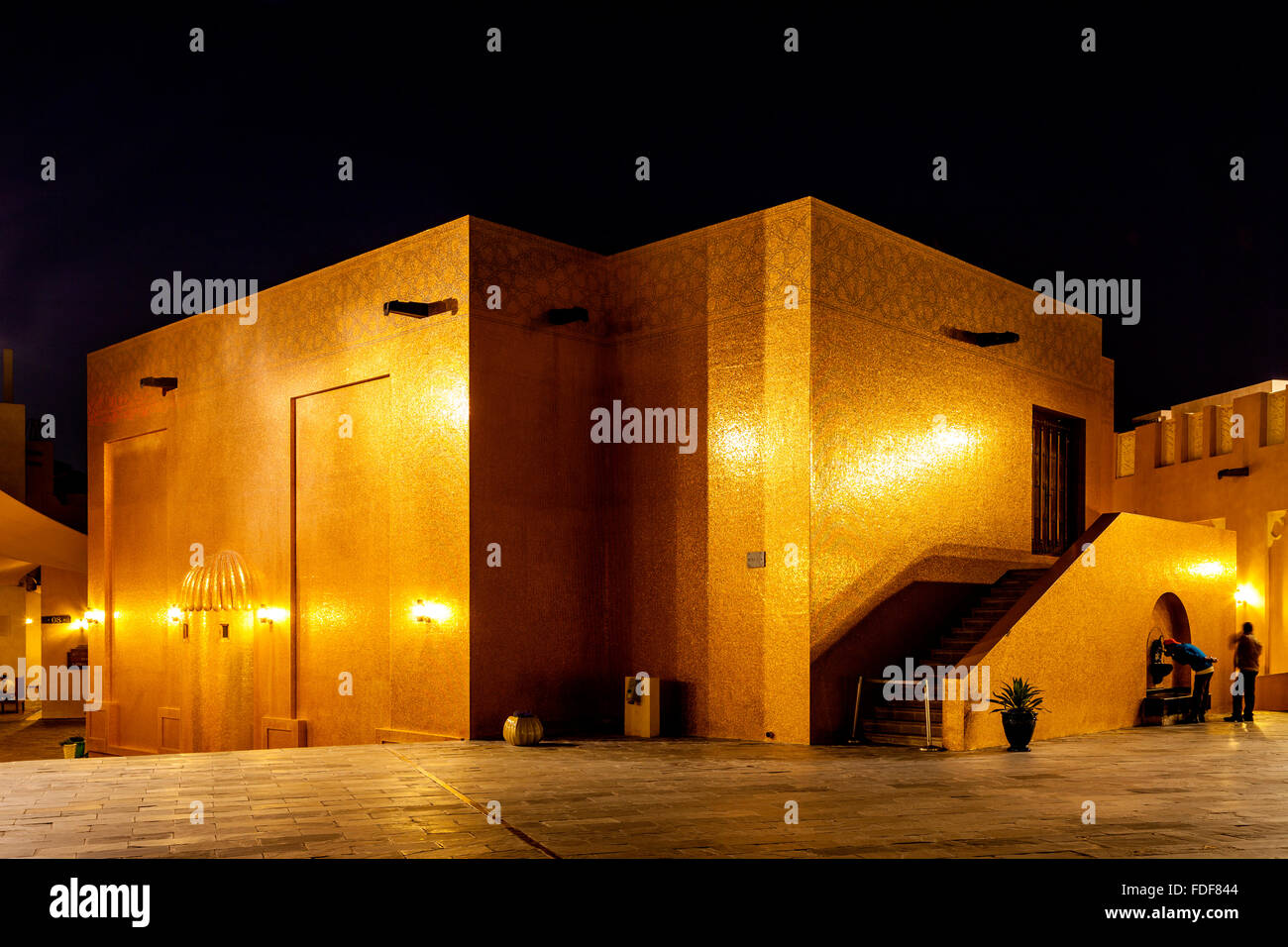 The Golden Masjid (Golden Mosque) Katara Cultural Village, Doha, Qatar ...