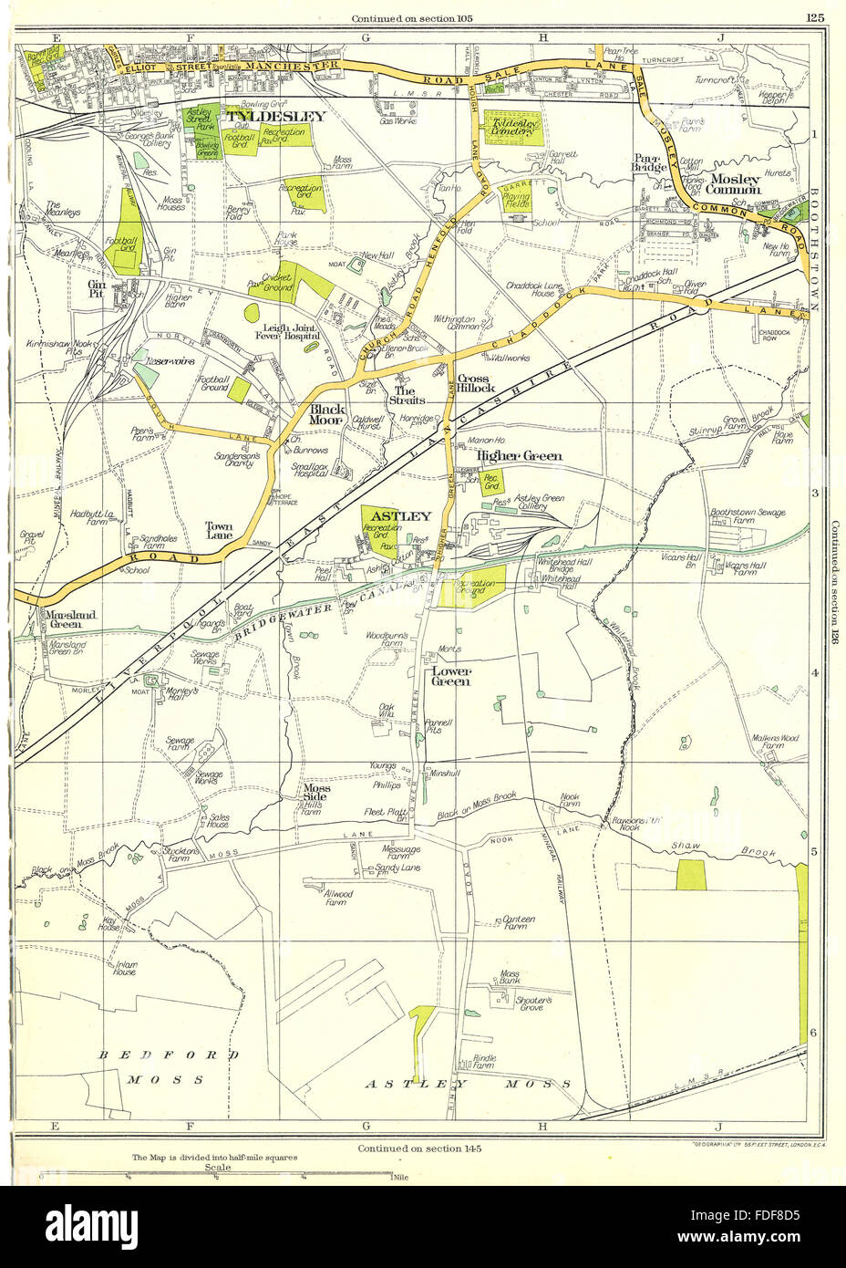 Tyldesley map hi-res stock photography and images - Alamy