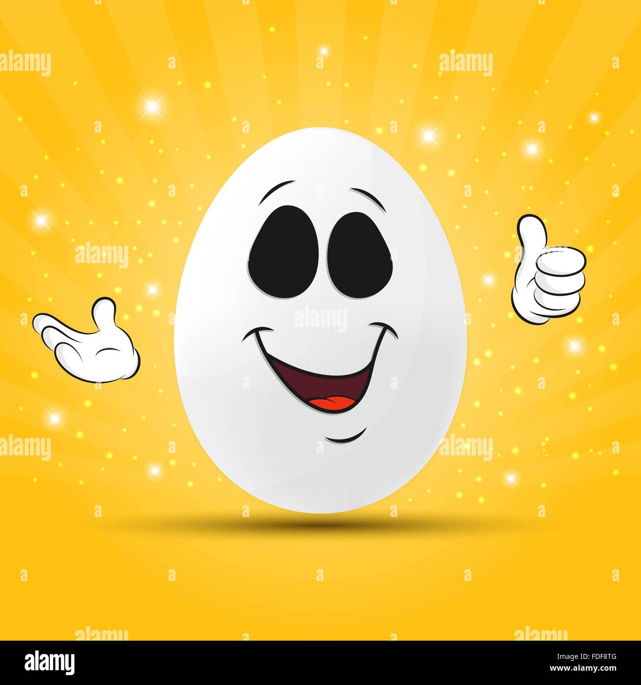 Food funny white background Stock Vector Images - Alamy