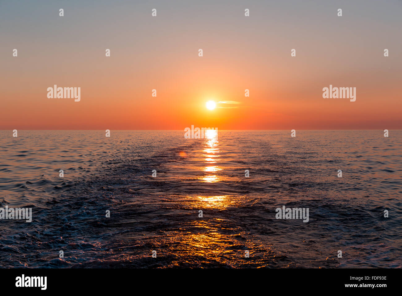 Sunset from a ship hi-res stock photography and images - Alamy