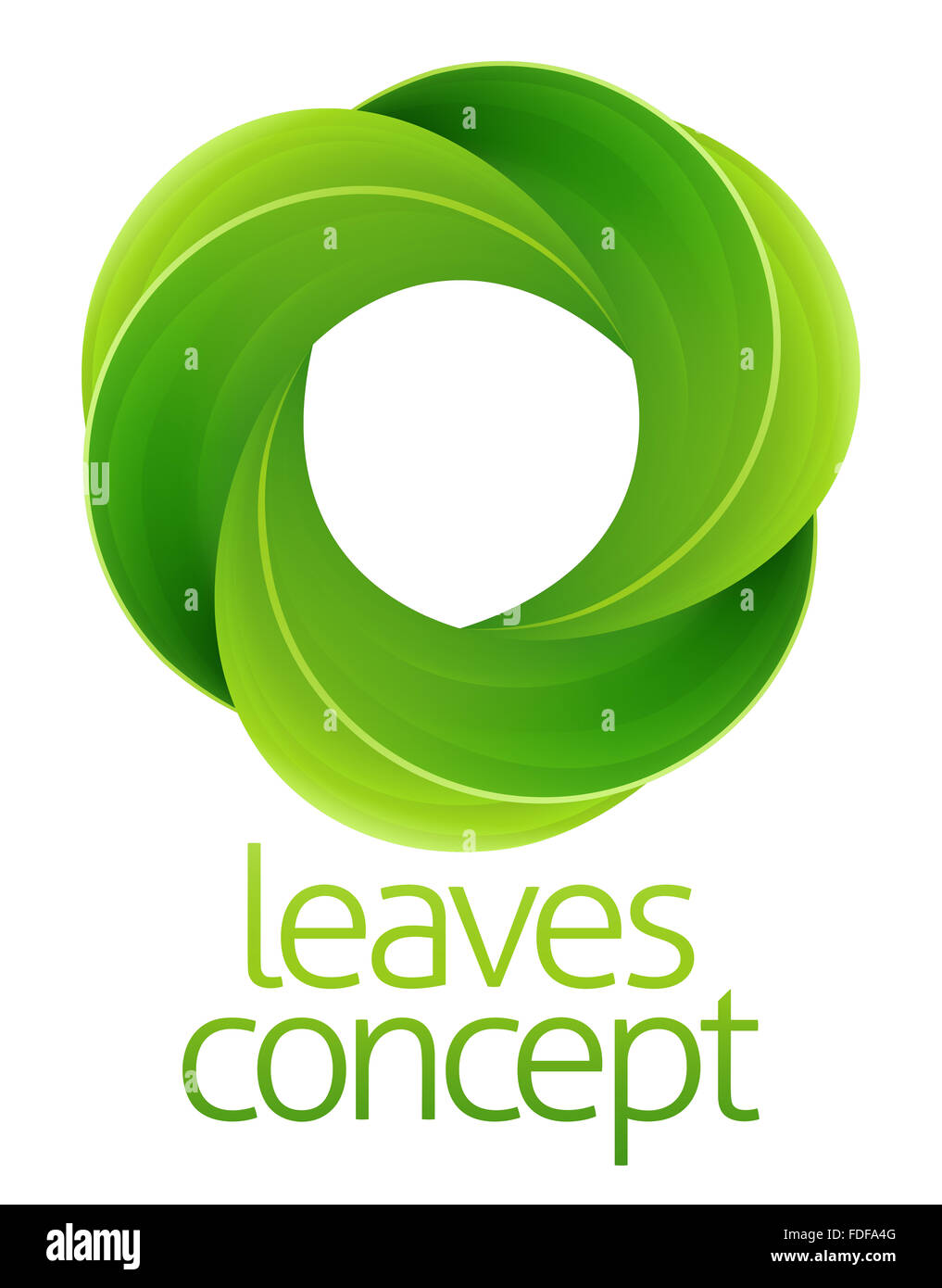 Simple leaves shape Cut Out Stock Images & Pictures - Alamy