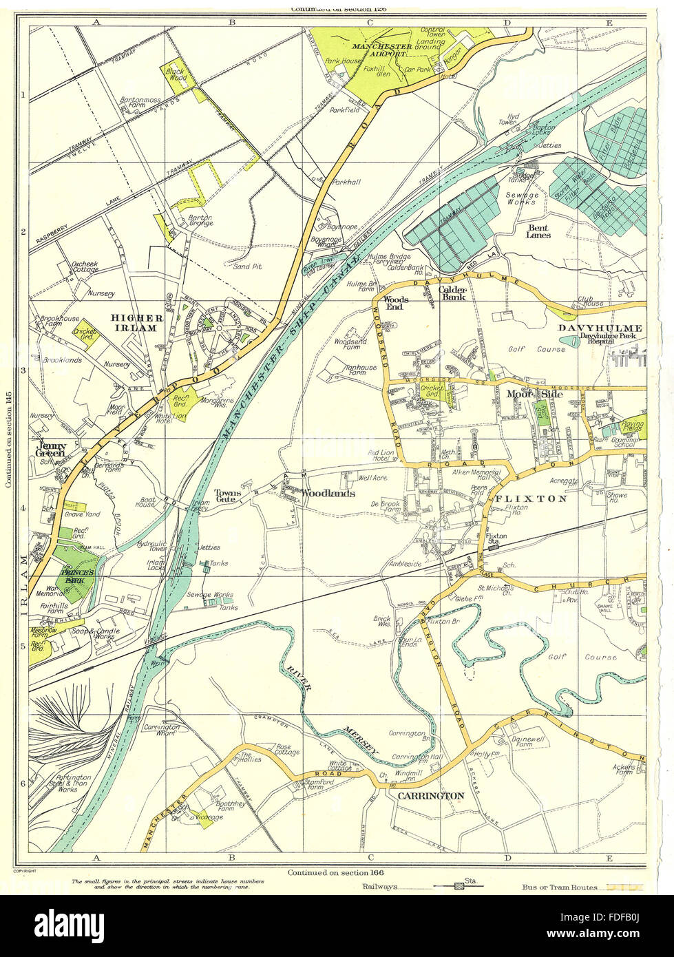 Map of carrington hi-res stock photography and images - Alamy