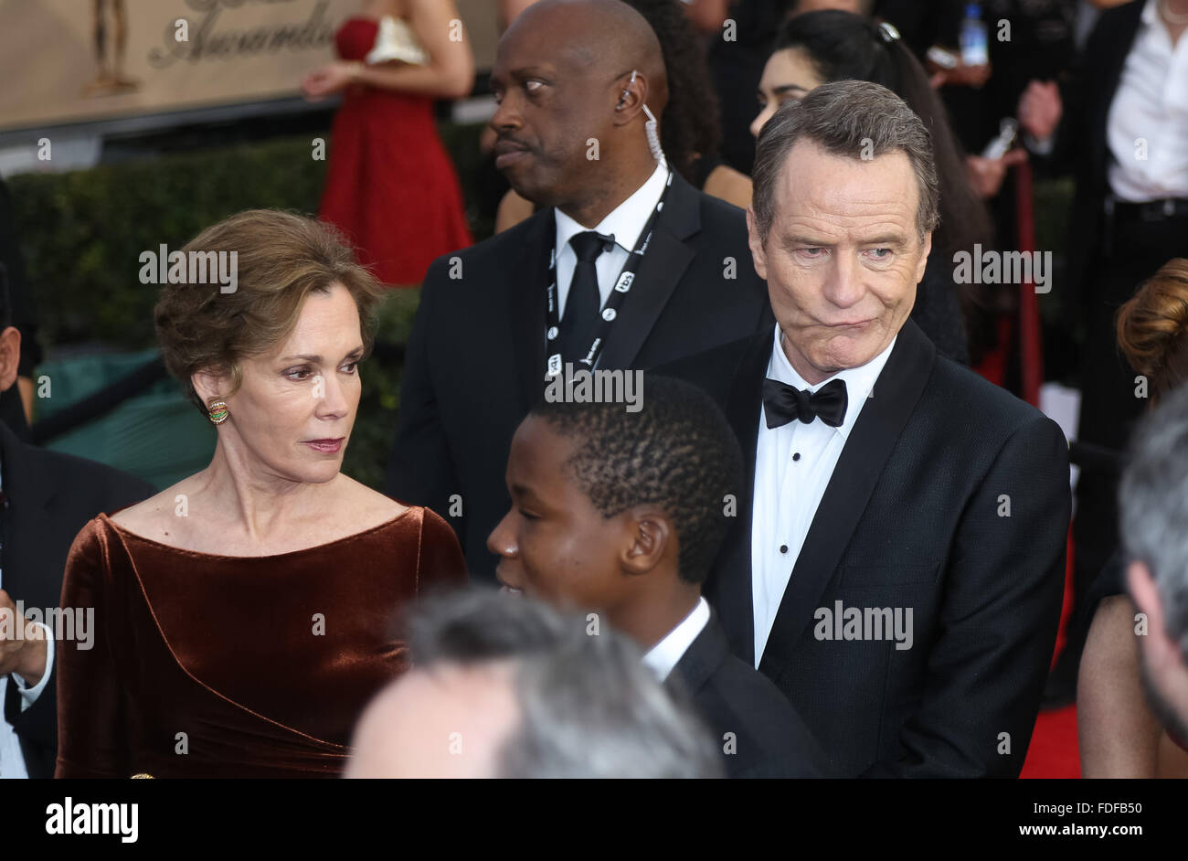 Actor Bryan Cranston and Robin Dearden attend the 22nd Annual Screen ...