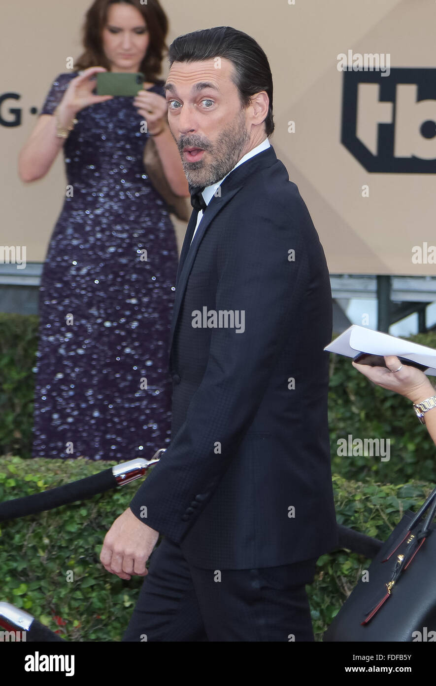Actor Jon Hamm attends the 22nd Annual Screen Actors Guild Awards, SAG ...