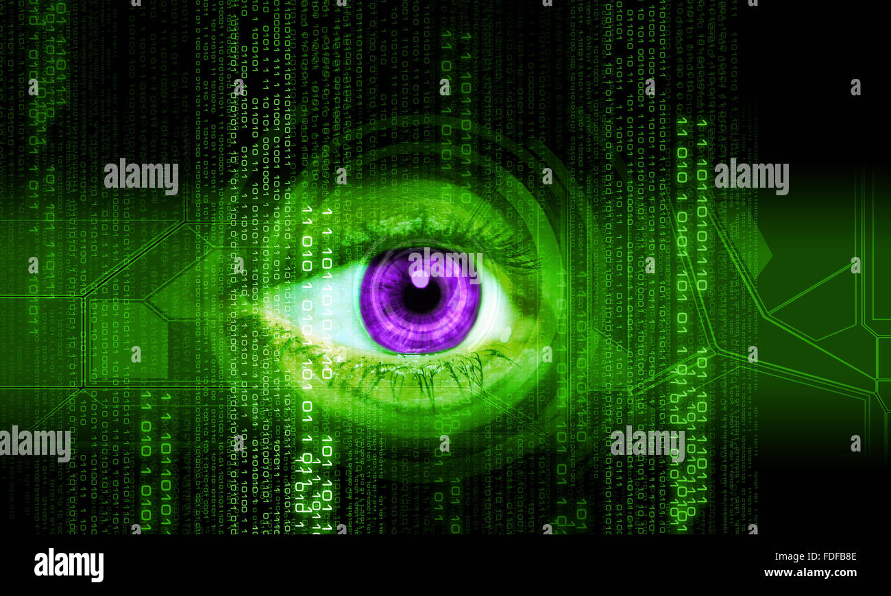 Eye and technology hi-res stock photography and images - Alamy