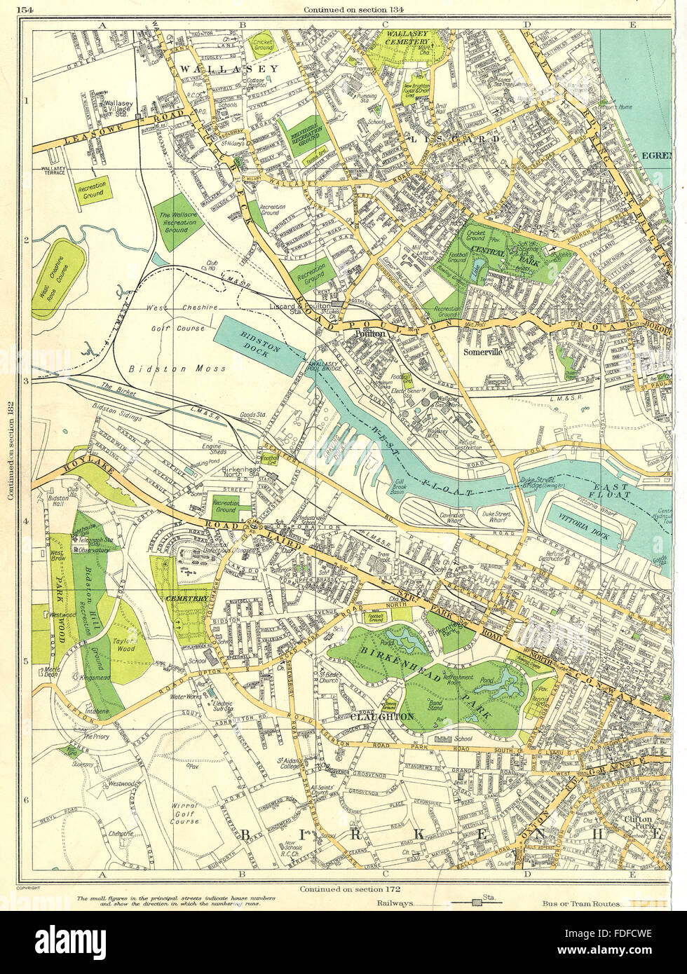 Birkenhead park map hi-res stock photography and images - Alamy