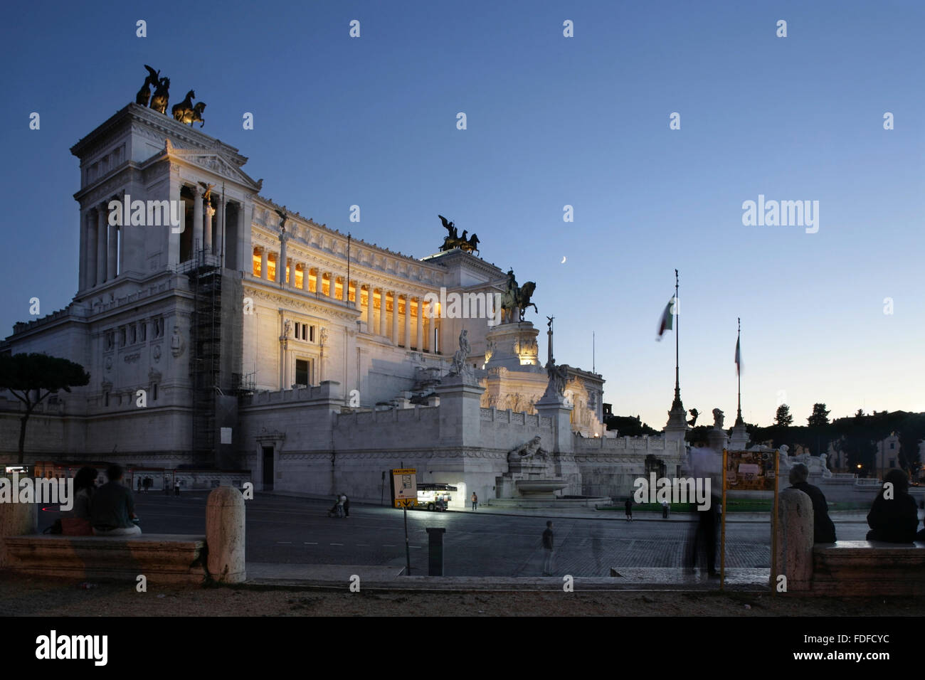The Victor Emmanuel Monument (Il Vittoriano), also known as the ...