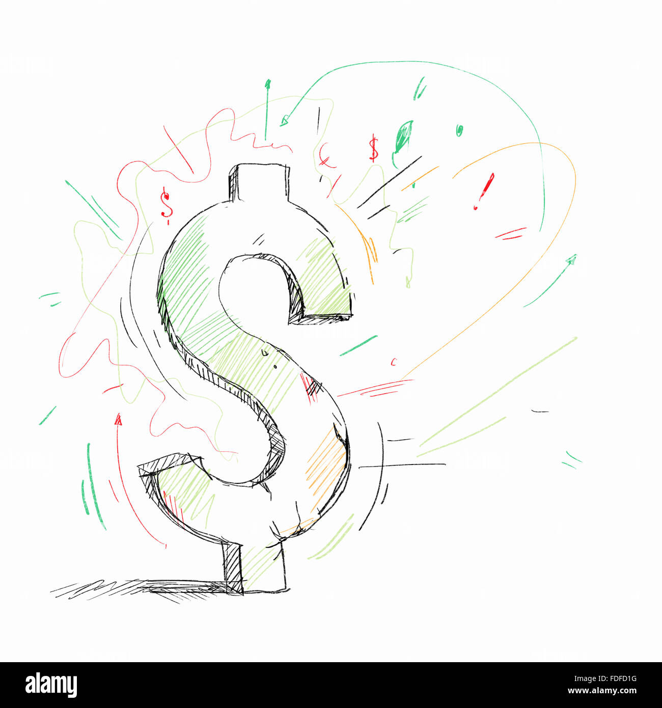 Currency exchange concept drawn hi-res stock photography and images - Alamy